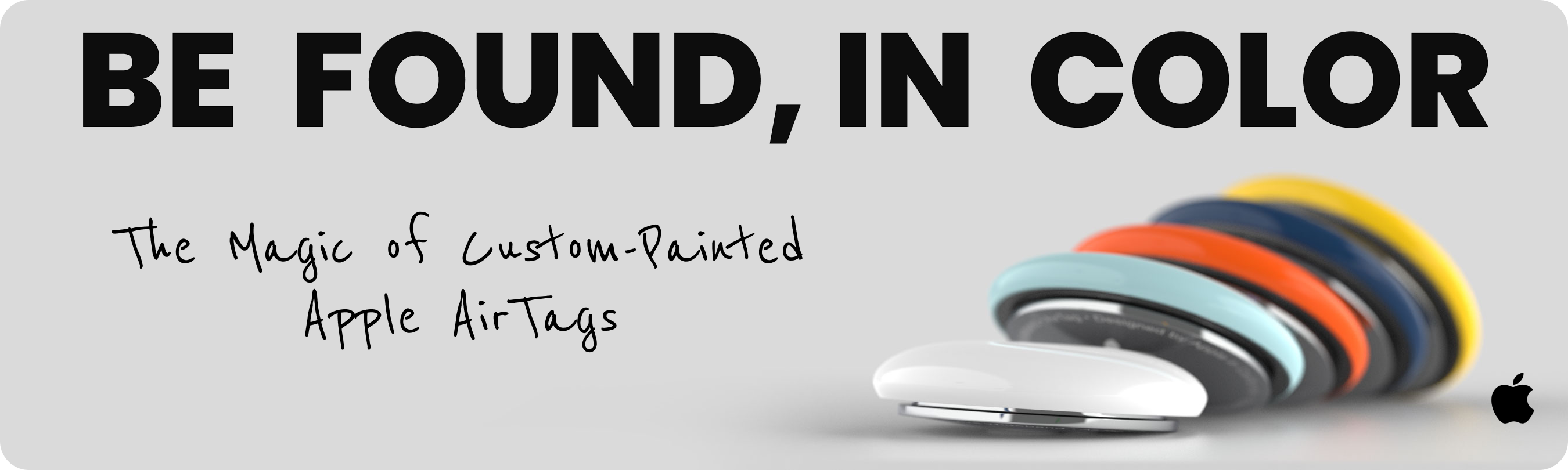 Be Found In Color, The Magic Of Custom Painted Apple AirTags – Foxmybox