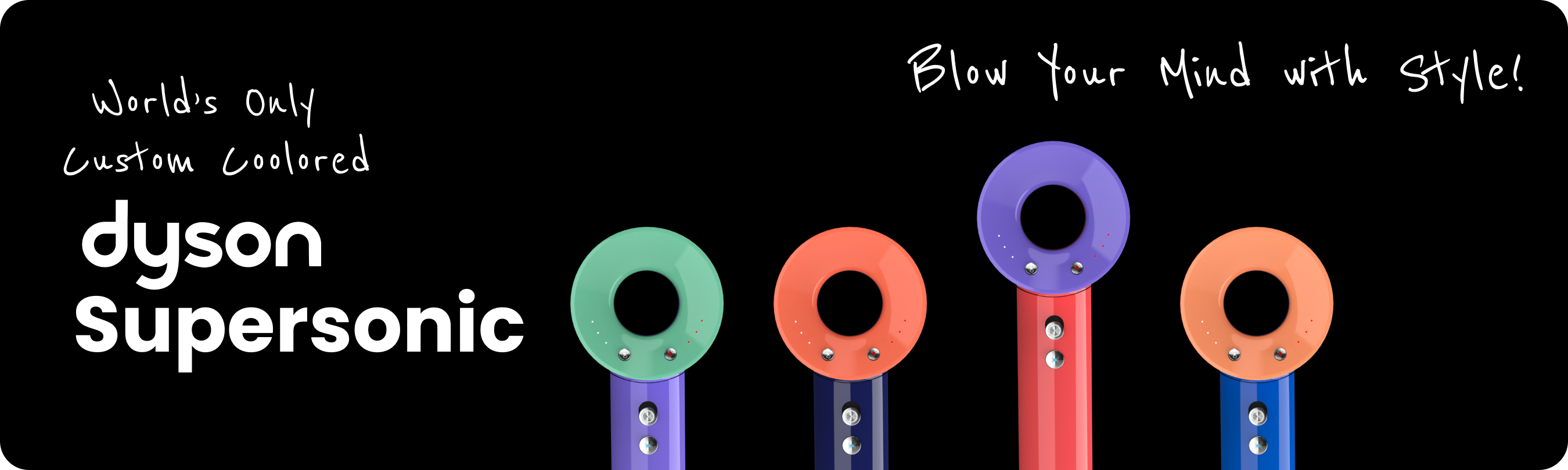 World's Only Colored Dyson Supersonic: Blow Your Mind with Style ...